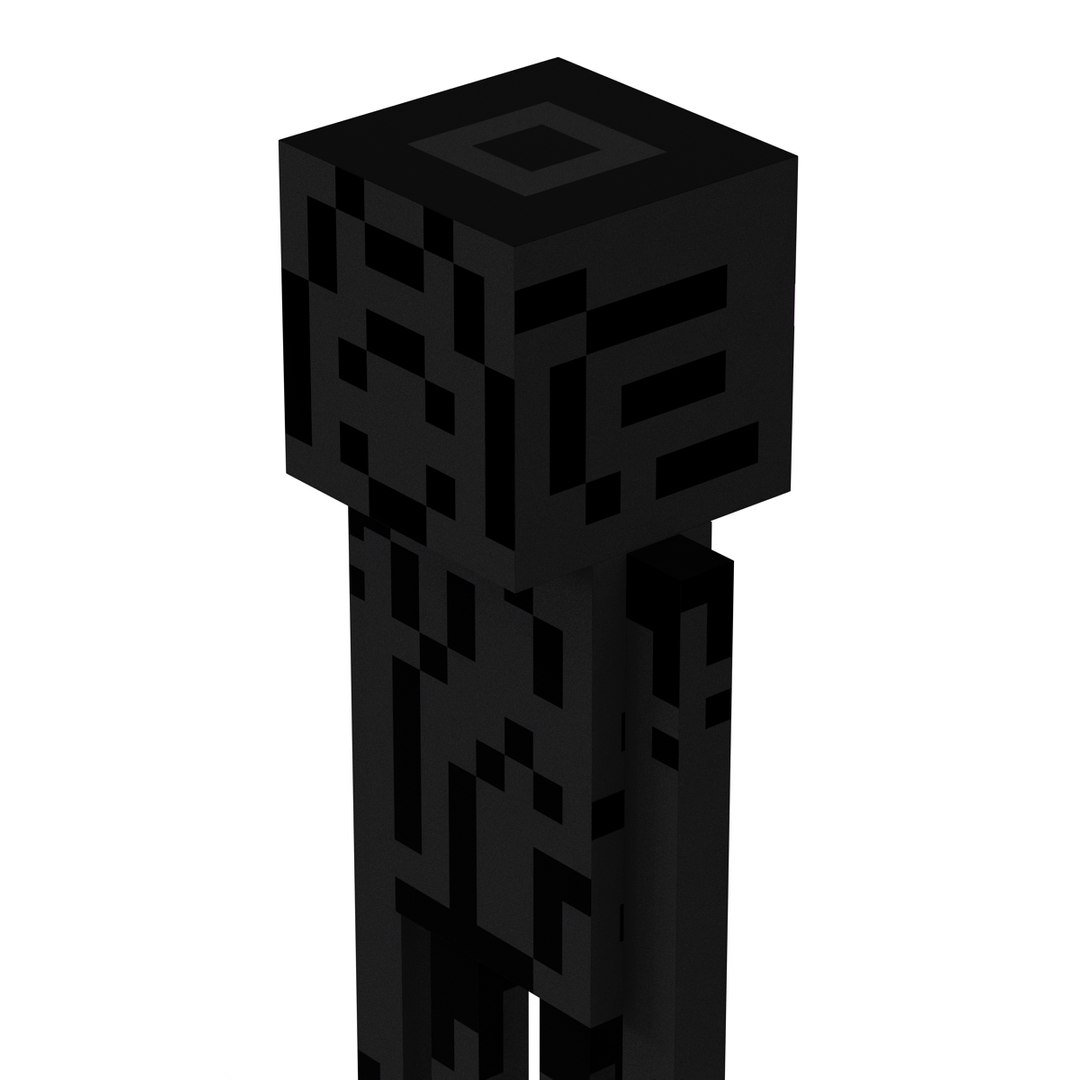 minecraft enderman 3d model