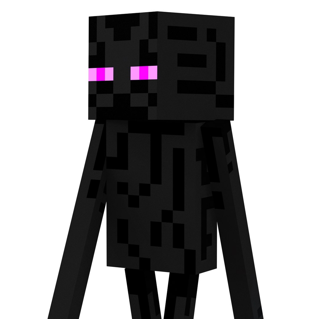 Minecraft Enderman 3d Model
