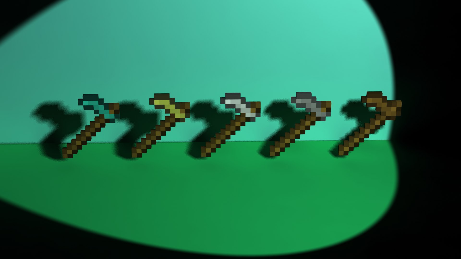 hoes minecraft 3d 3ds