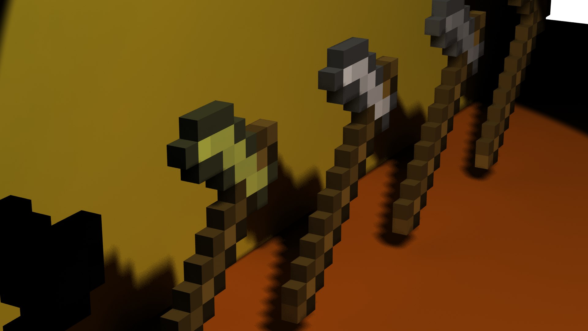 hoes minecraft 3d 3ds