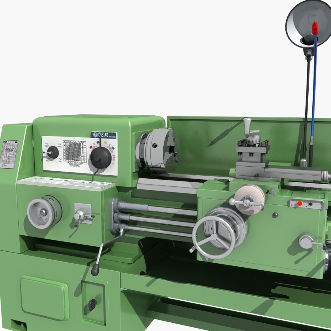Lathe Machine Model - TurboSquid 1383146