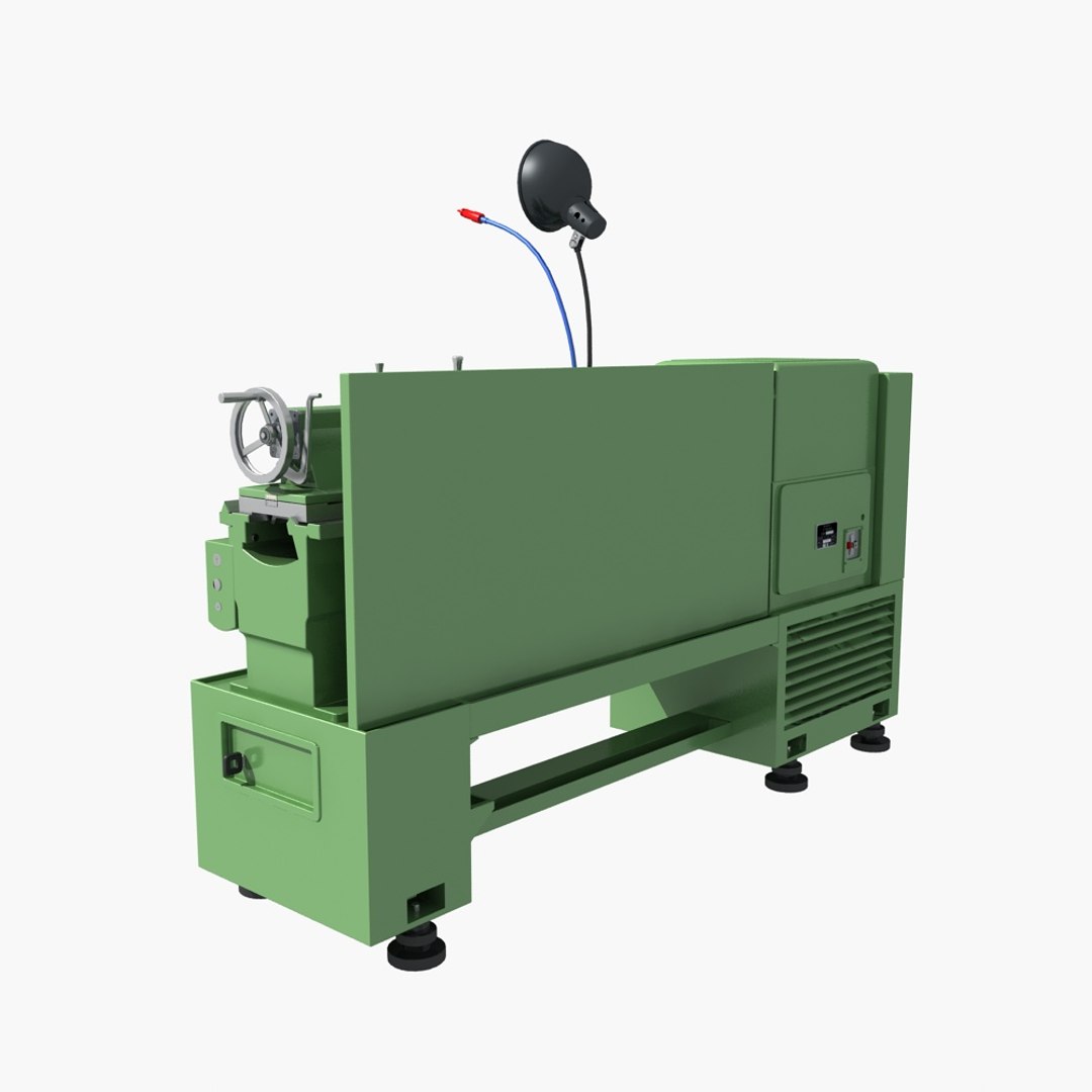 Lathe Machine Model - TurboSquid 1383146