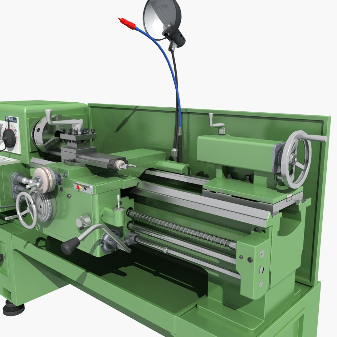 Lathe Machine Model - TurboSquid 1383146