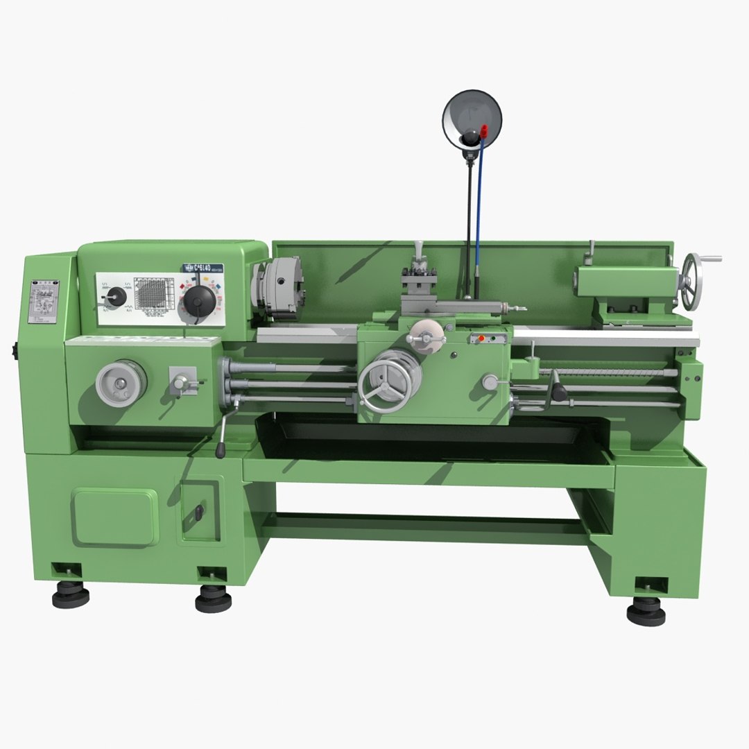 Lathe Machine Model - TurboSquid 1383146