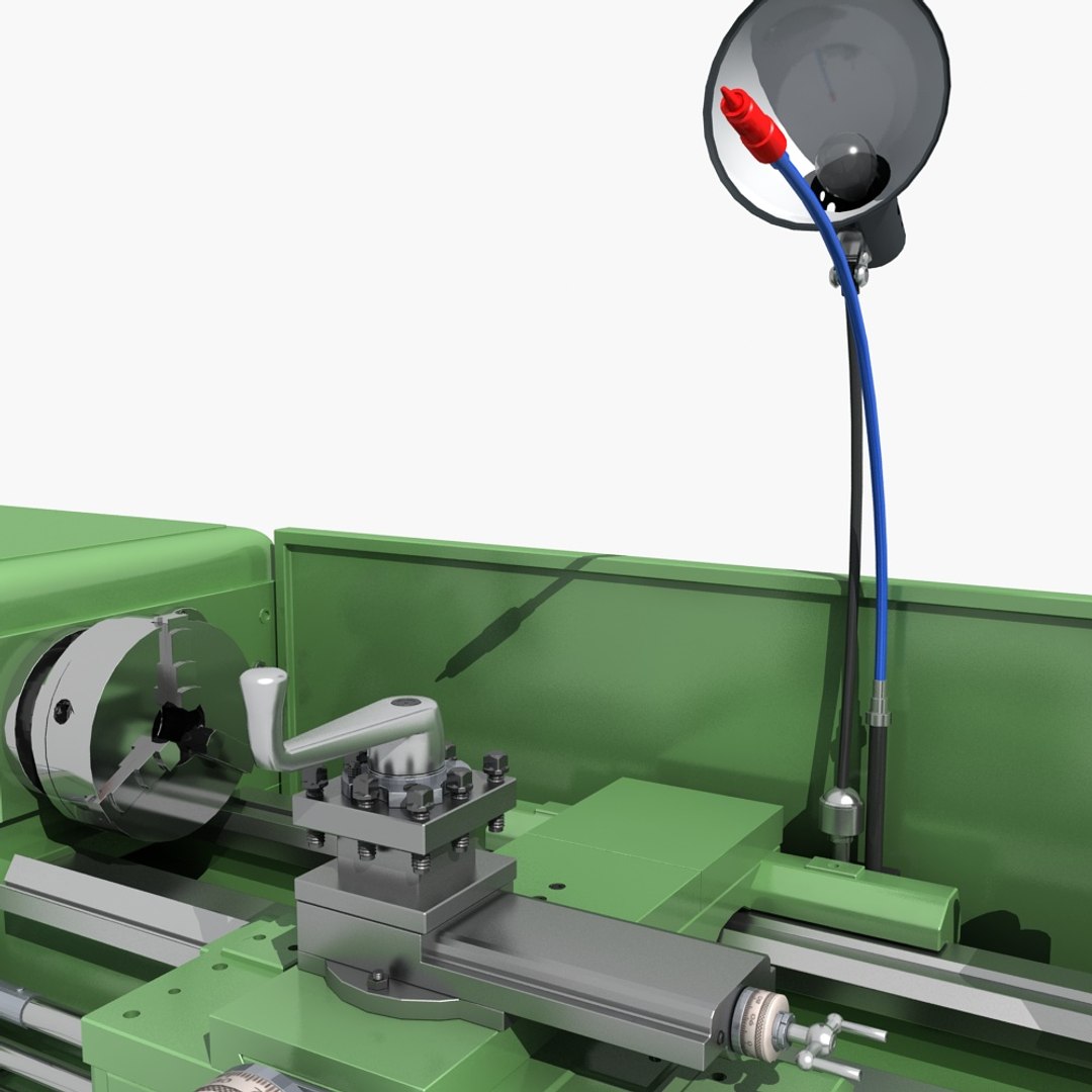 Lathe Machine Model - TurboSquid 1383146