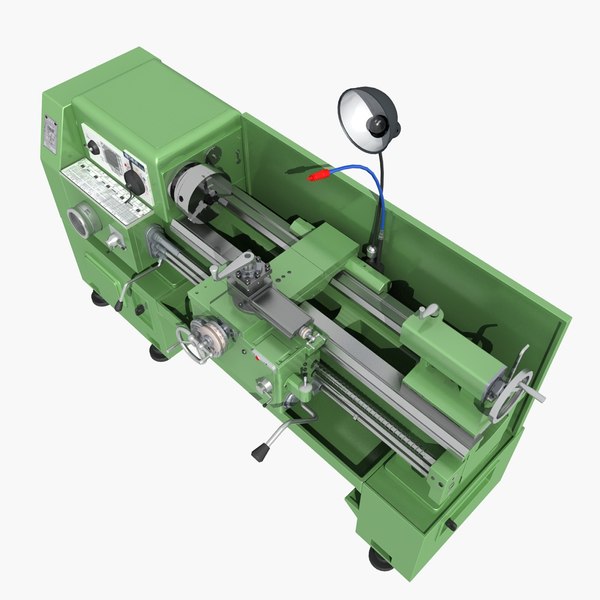 Lathe machine model - TurboSquid 1383146
