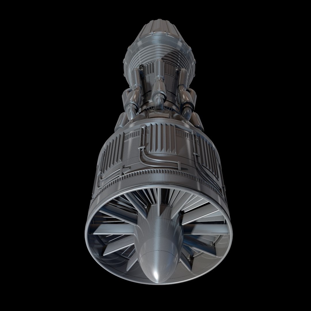 3dsmax Jet Engines Turbine