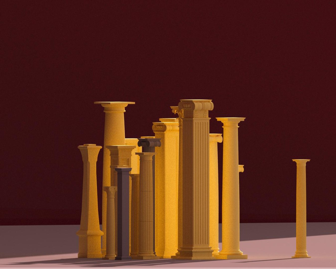 Column Capital 3D Model - TurboSquid 1336223