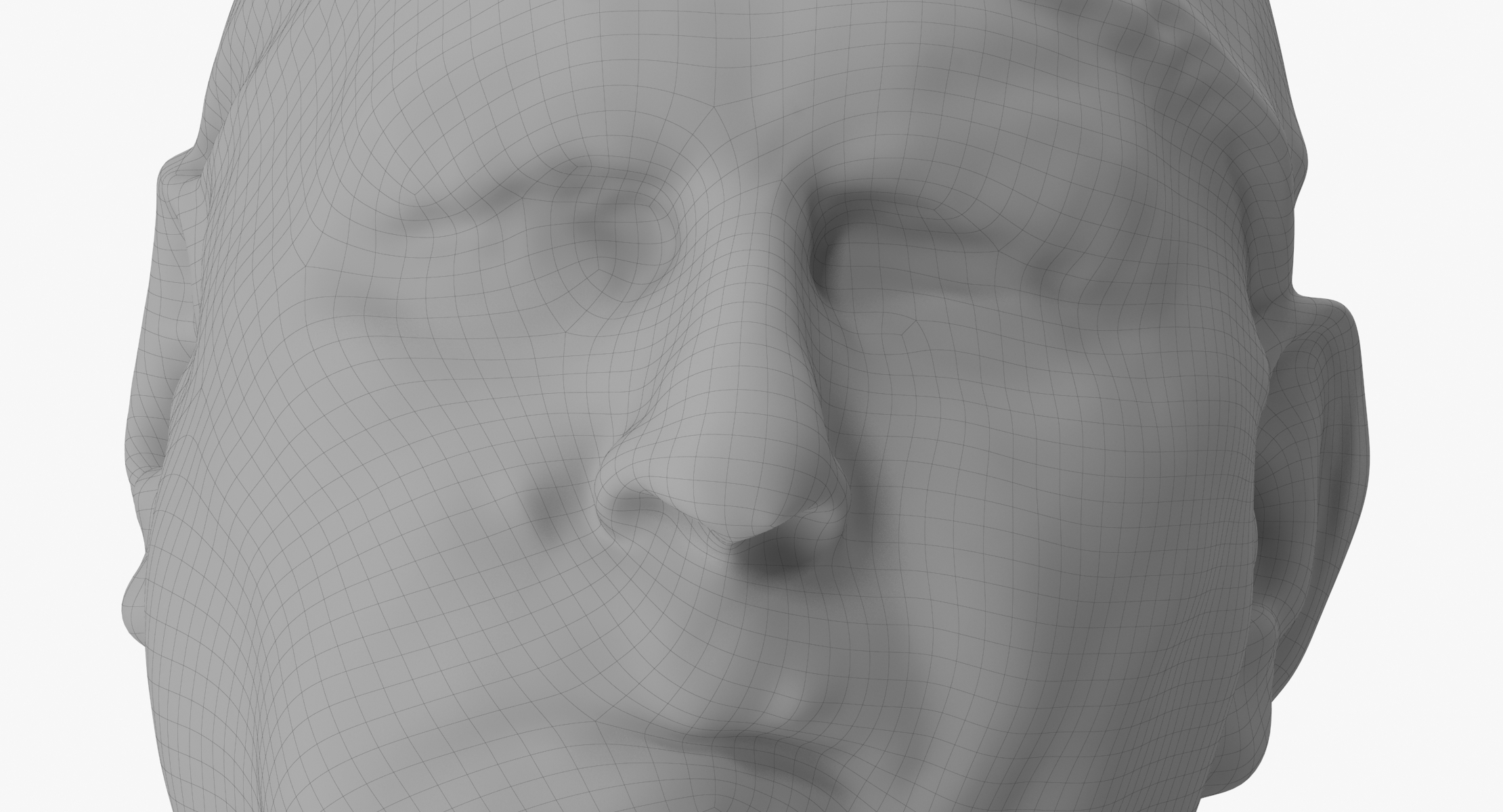 Homer Human Head Tongue Bulge Right AU36 Clean Scan 3D model ...