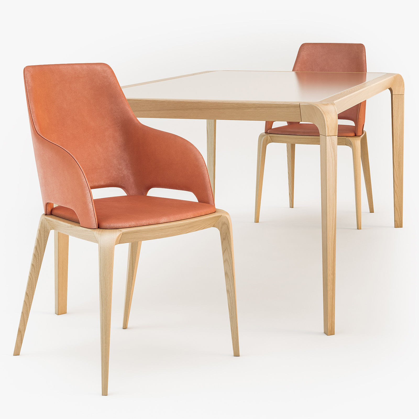 3d roche bobois brio dining table model