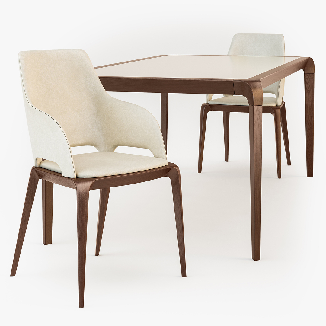 3d roche bobois brio dining table model