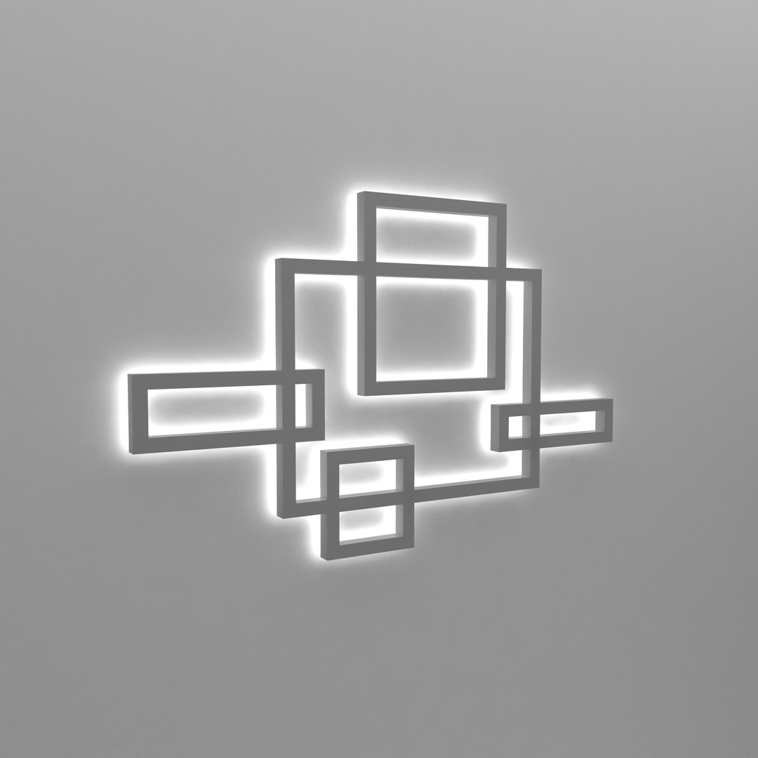 3D wall light model - TurboSquid 1869293