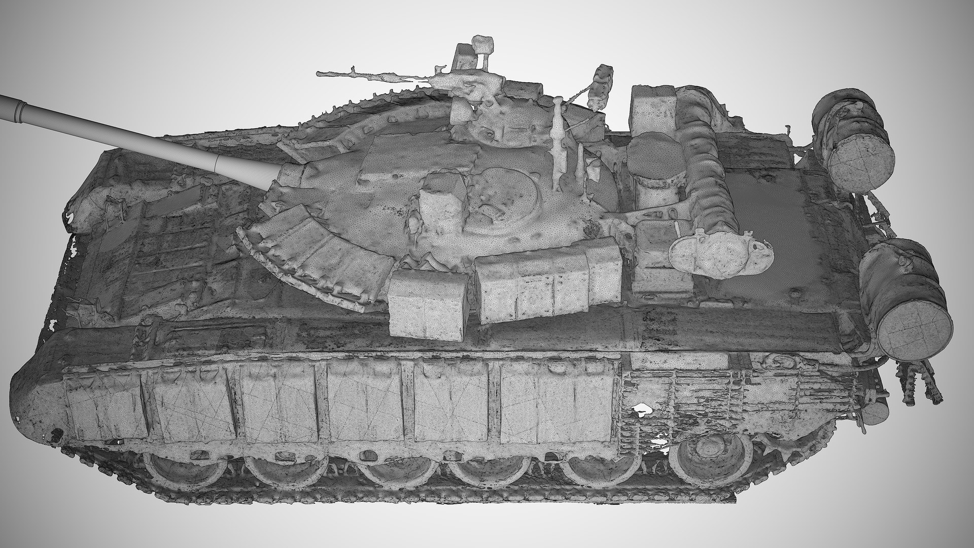 T-80BVM Raw 3D Scan 3D Model - TurboSquid 1811854