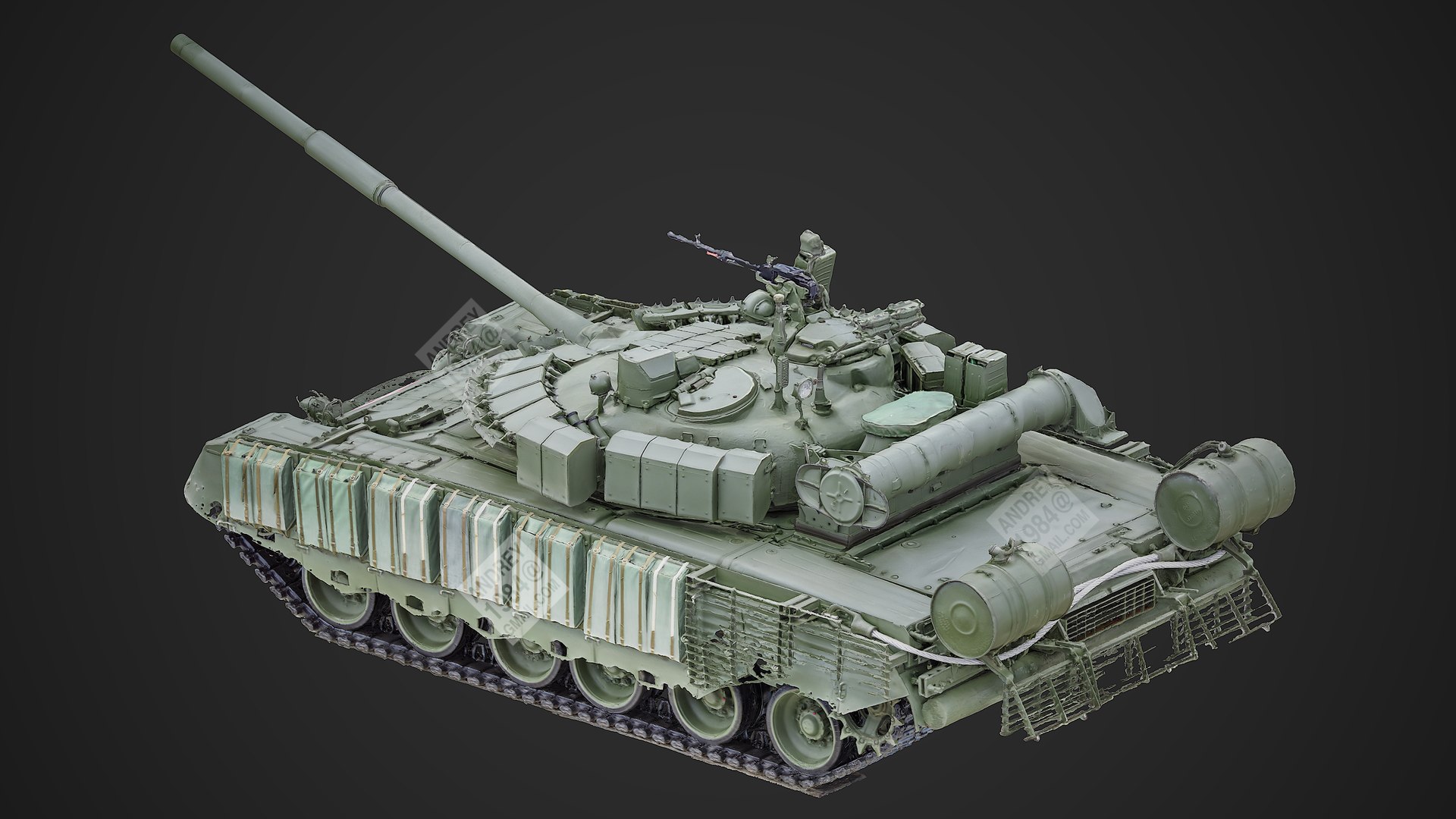 T-80BVM Raw 3D Scan 3D Model - TurboSquid 1811854