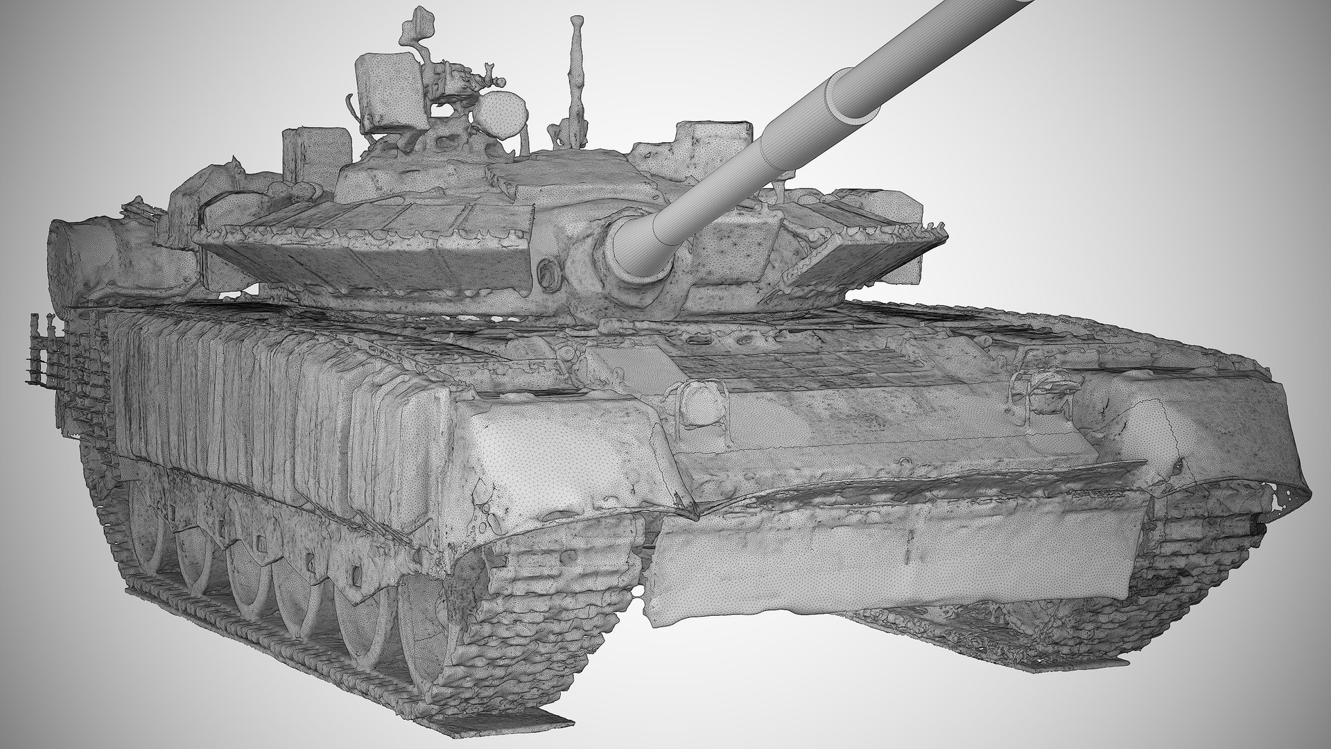 T-80BVM Raw 3D Scan 3D Model - TurboSquid 1811854