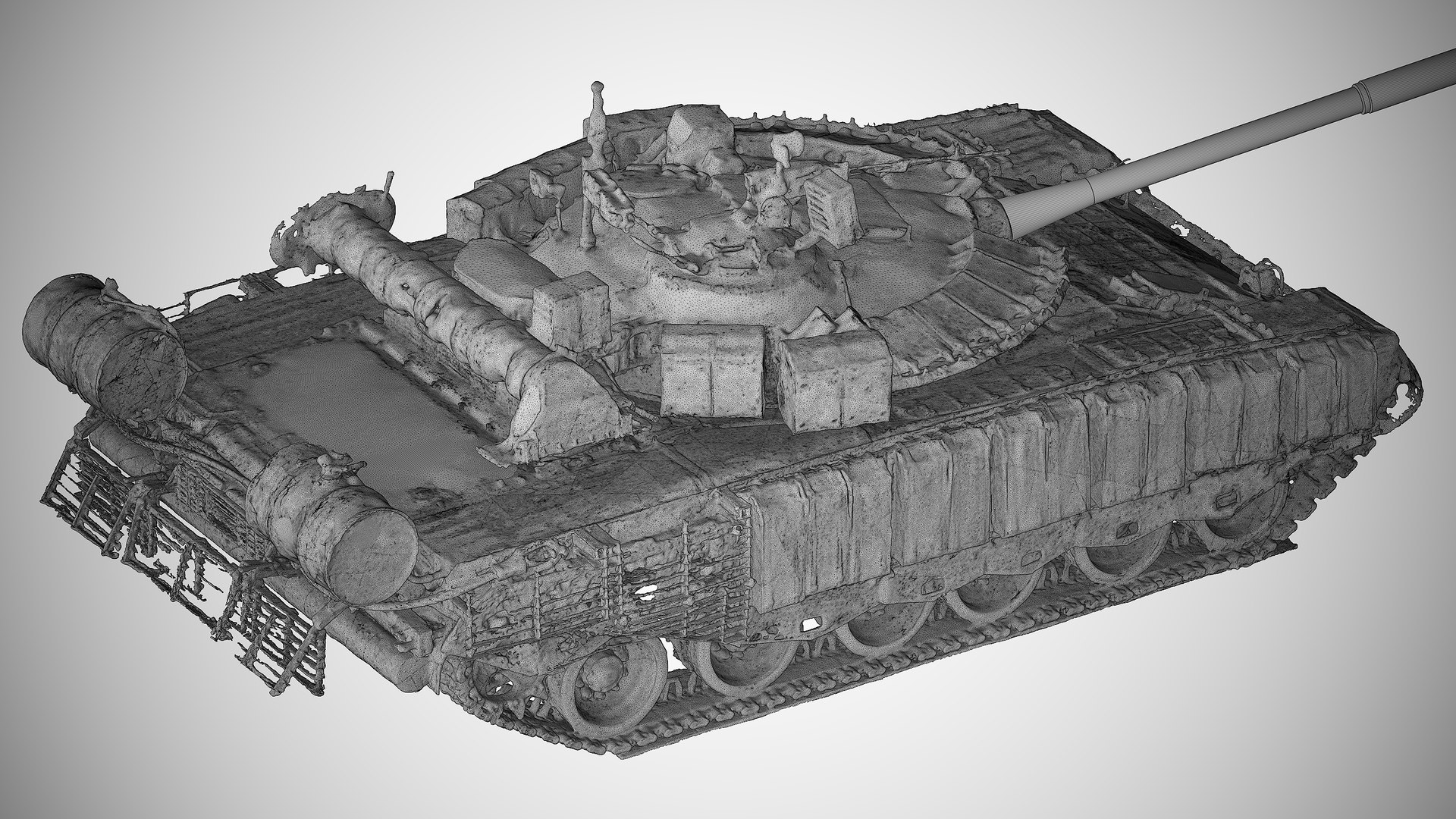 T-80BVM Raw 3D Scan 3D Model - TurboSquid 1811854