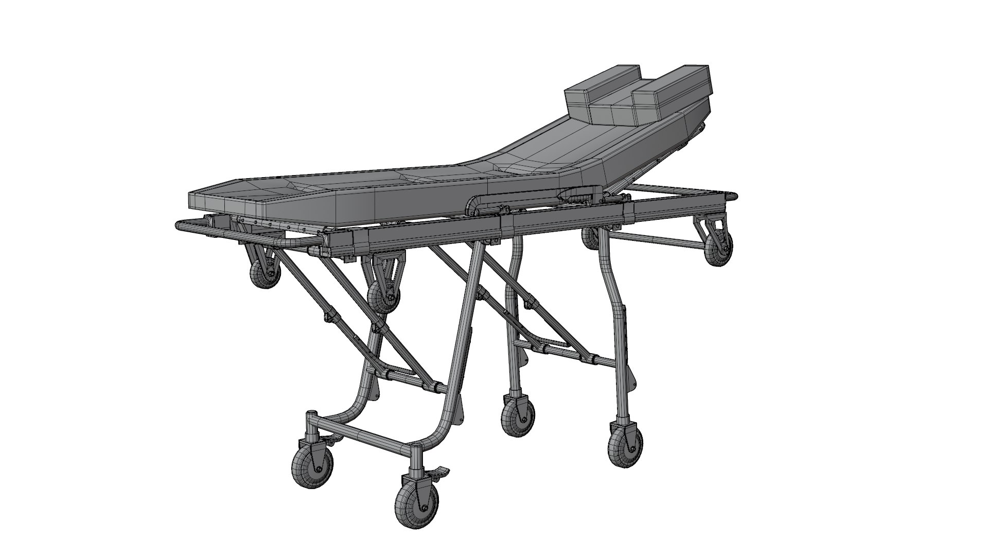 Stretcher 3D Model - TurboSquid 2000910