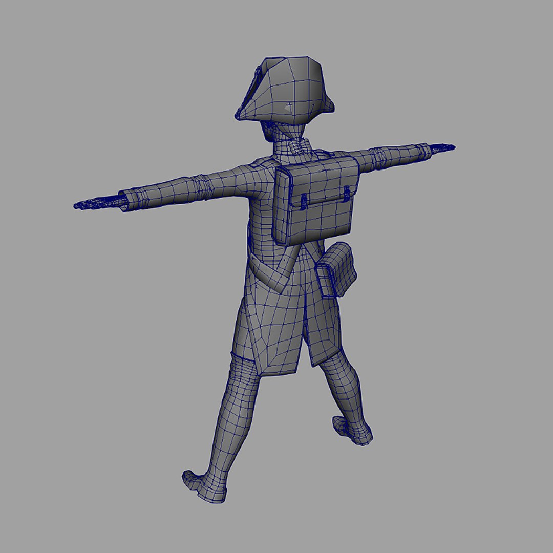 Infantry Fusilier French 3d Model