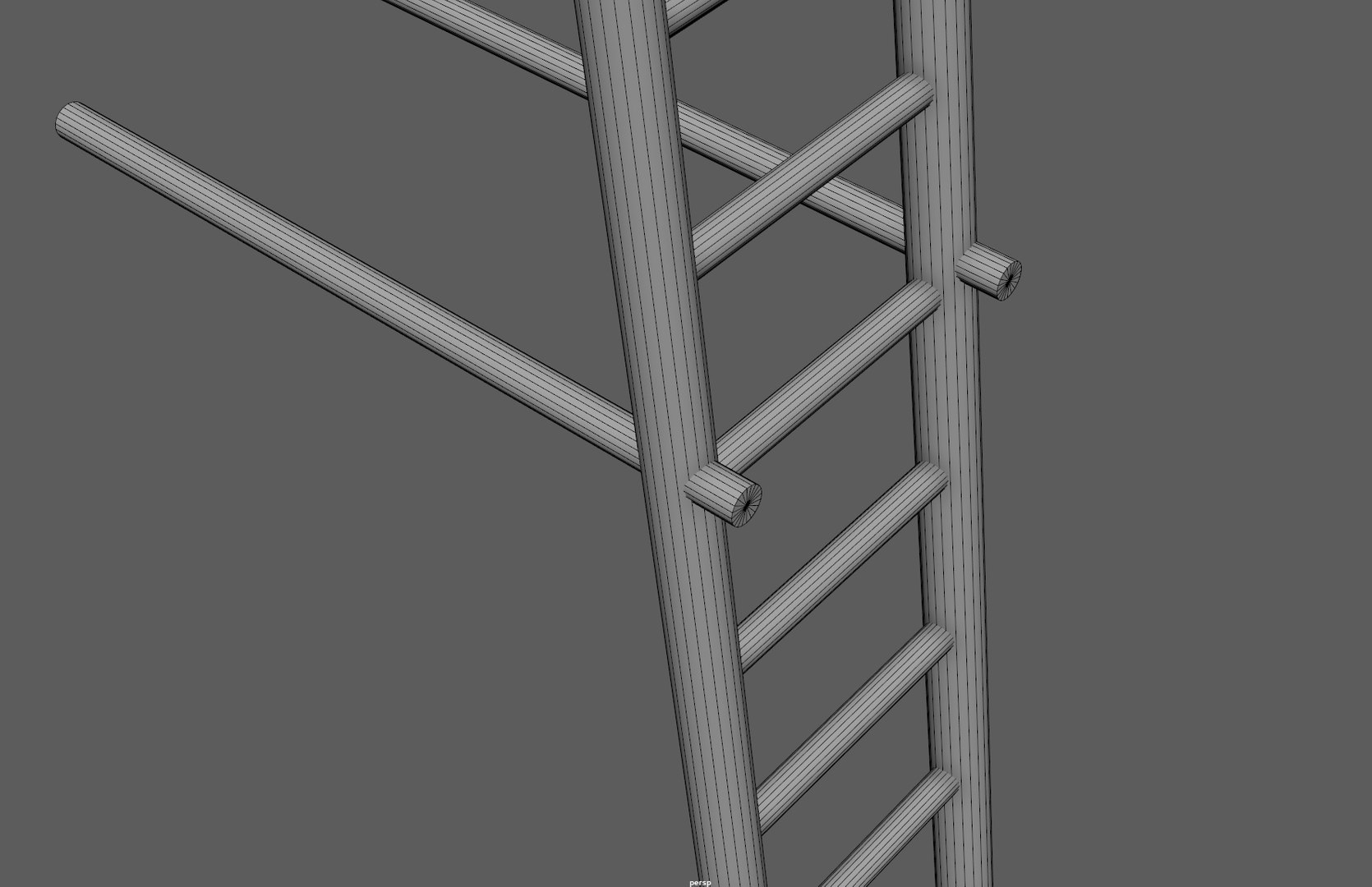 Industrial Vertical Stair model - TurboSquid 1728370