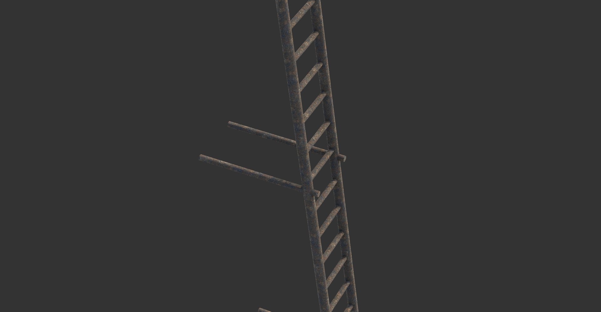 Industrial Vertical Stair model - TurboSquid 1728370