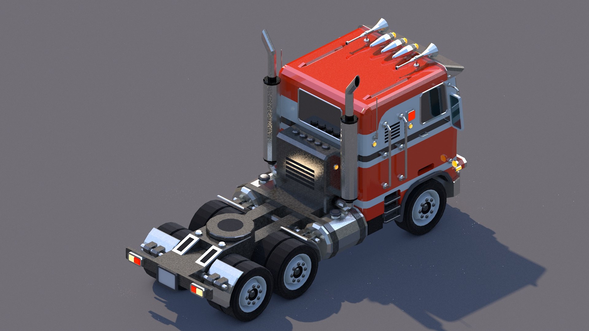 3D model Semi Tralier Trucks - TurboSquid 2165959