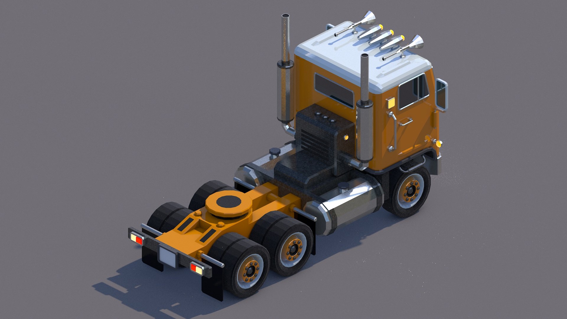 3D model Semi Tralier Trucks - TurboSquid 2165959