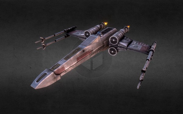 3d model x-wing fighter x
