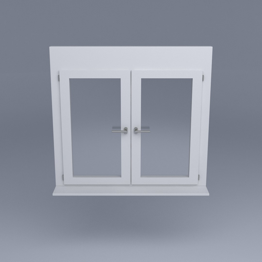 3d model window