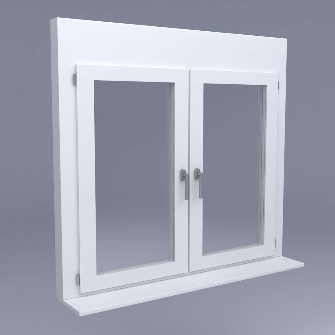 3d model window