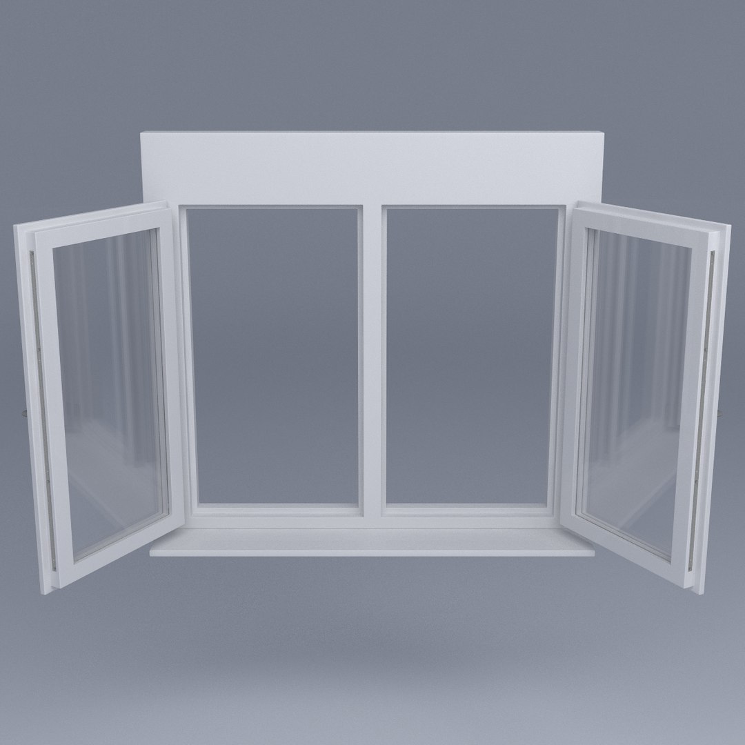 3d model window