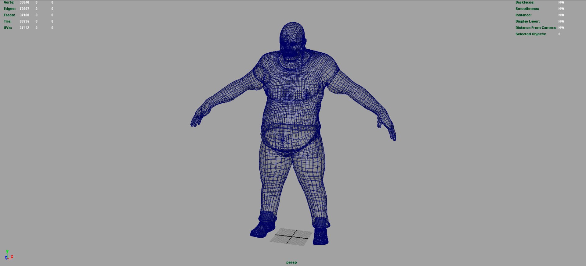 Fat Zombie 3D Model - TurboSquid 1377312