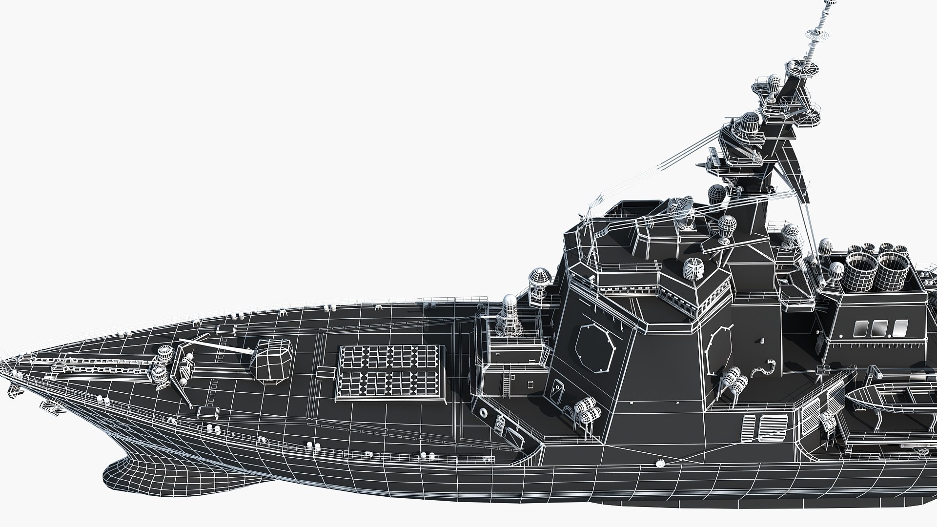 3D Moye Class Aida Class Destroyer - TurboSquid 1925492