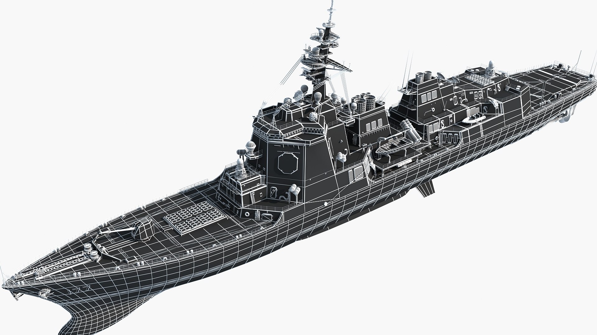 3D Moye Class Aida Class Destroyer - TurboSquid 1925492