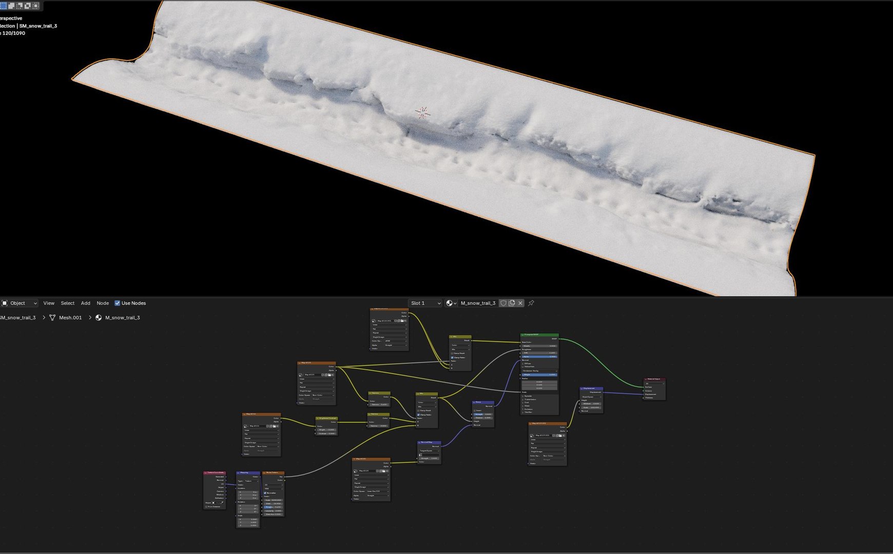 Snowdrift Trail 3D Model - TurboSquid 2412818