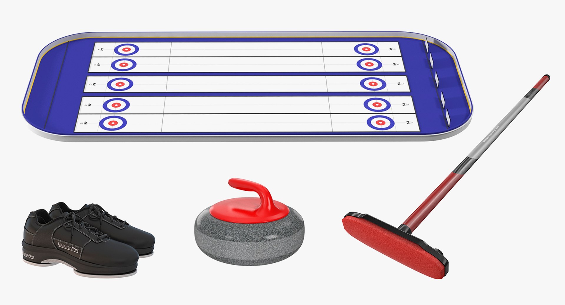 3D Curling Equipment Collection 2 - TurboSquid 2005591