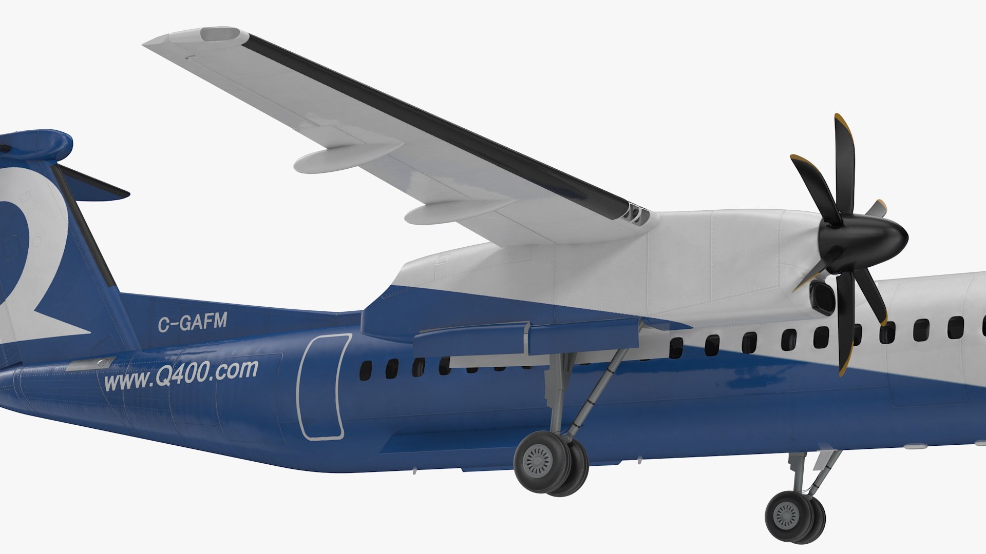 3D model bombardier q400 nextgen passenger - TurboSquid 1494448