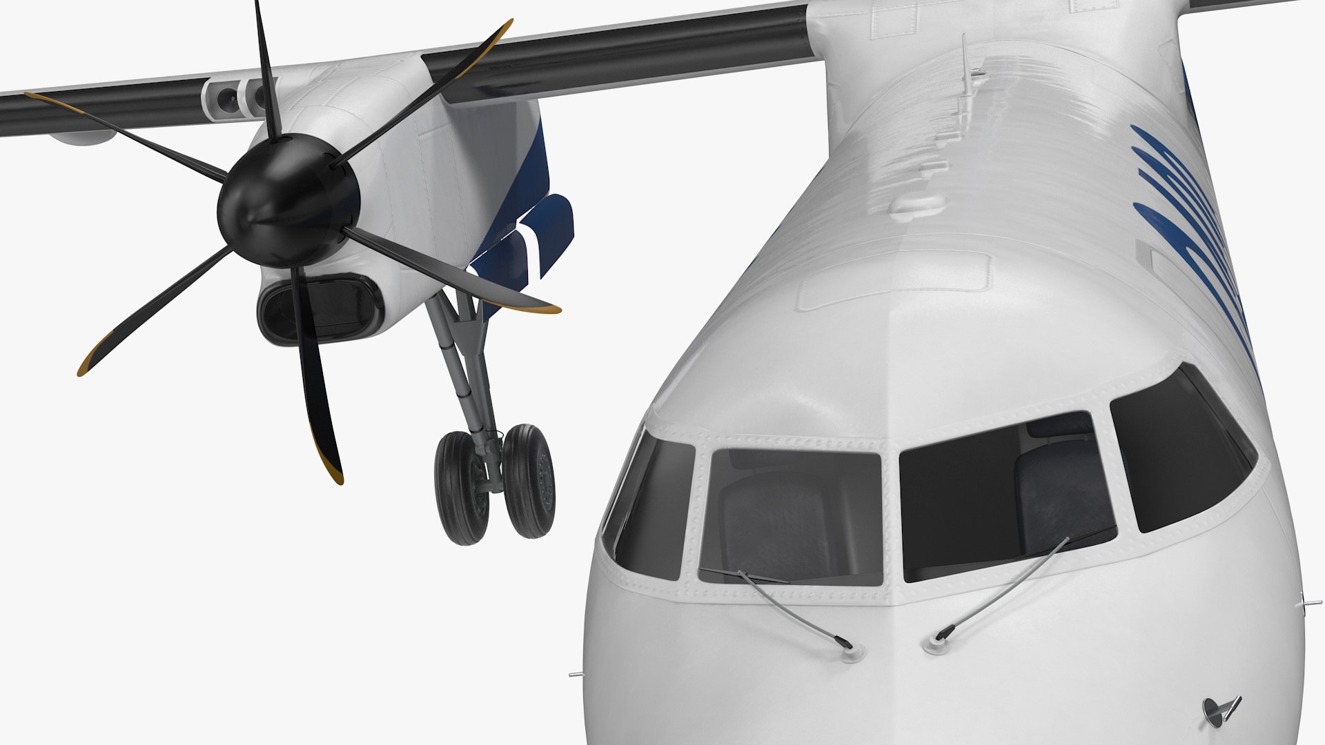 3D model bombardier q400 nextgen passenger - TurboSquid 1494448