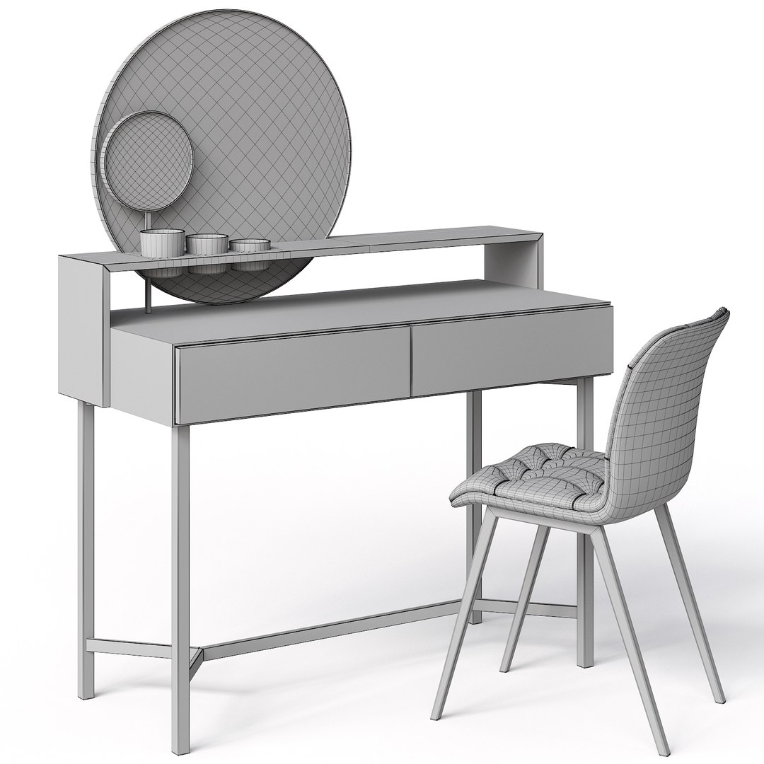 3D Dressing Table Model - TurboSquid 1971032