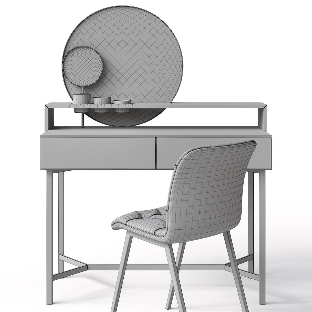 3D Dressing Table Model - TurboSquid 1971032