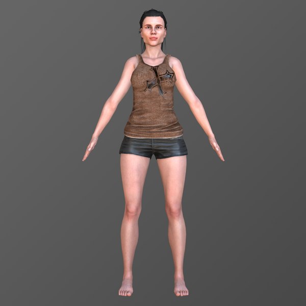 여자 이름 3D 모델 - TurboSquid 1697963