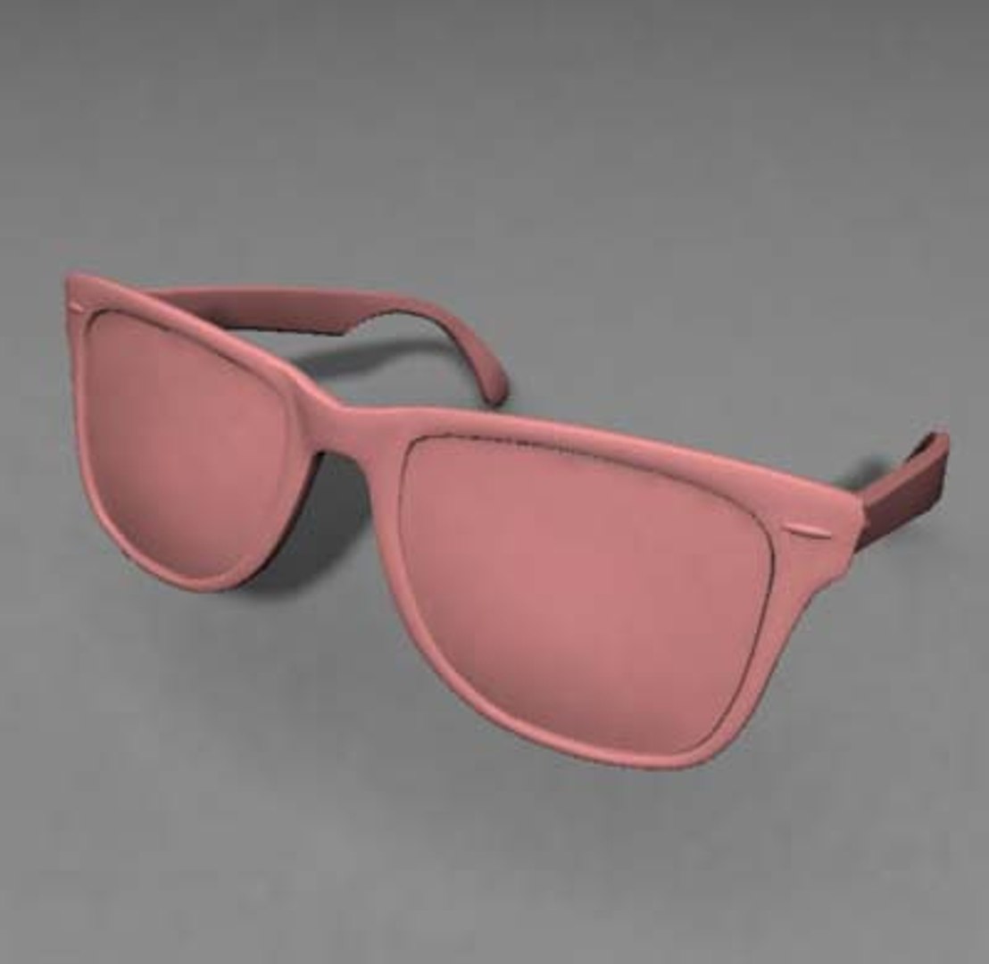 3d sun glasses model