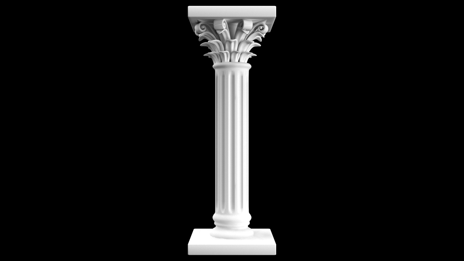 3D Roman Column Model - TurboSquid 1875314