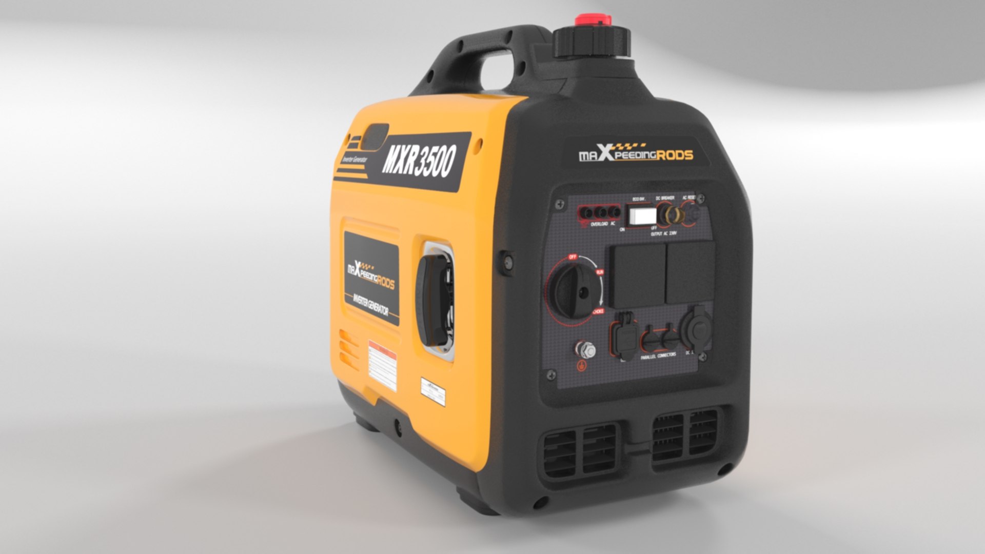 3D MaXpeedingrods 3300W Portable Inverter Generator Petrol Silent Pure ...