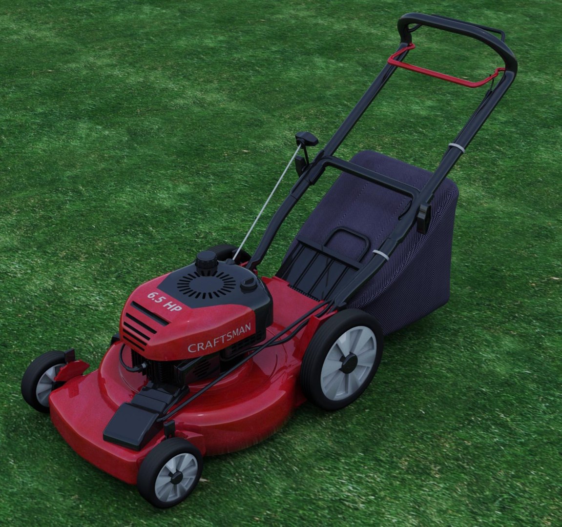 3d lawn mower