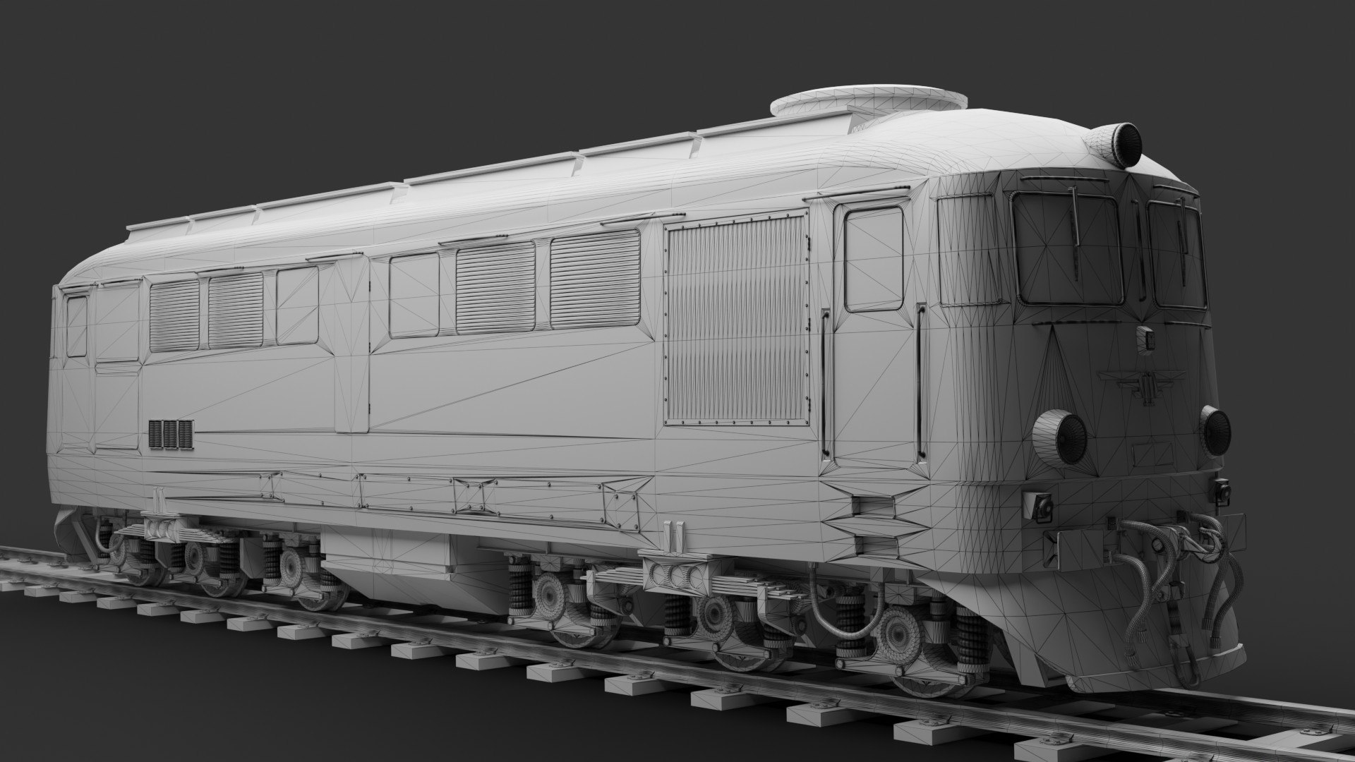 3D Model Diesel Locomotive LDE Low-poly 3D Model - TurboSquid 2090759
