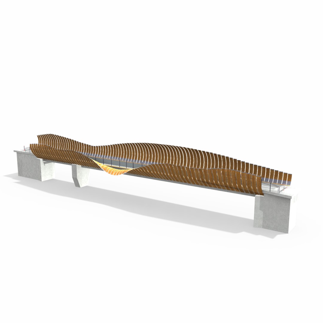 3d newzealand onepoto bridge model