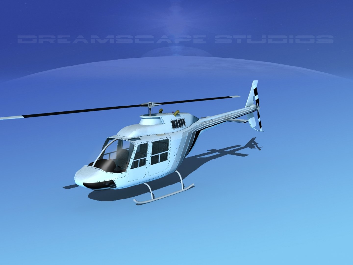 3D Model Rotor Bell 206 - TurboSquid 1202221