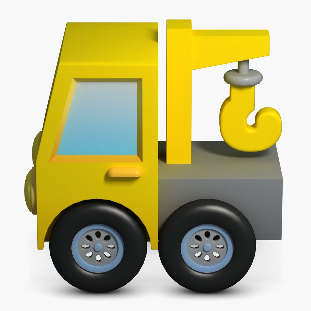 construction icons 26 crane 3d 3ds