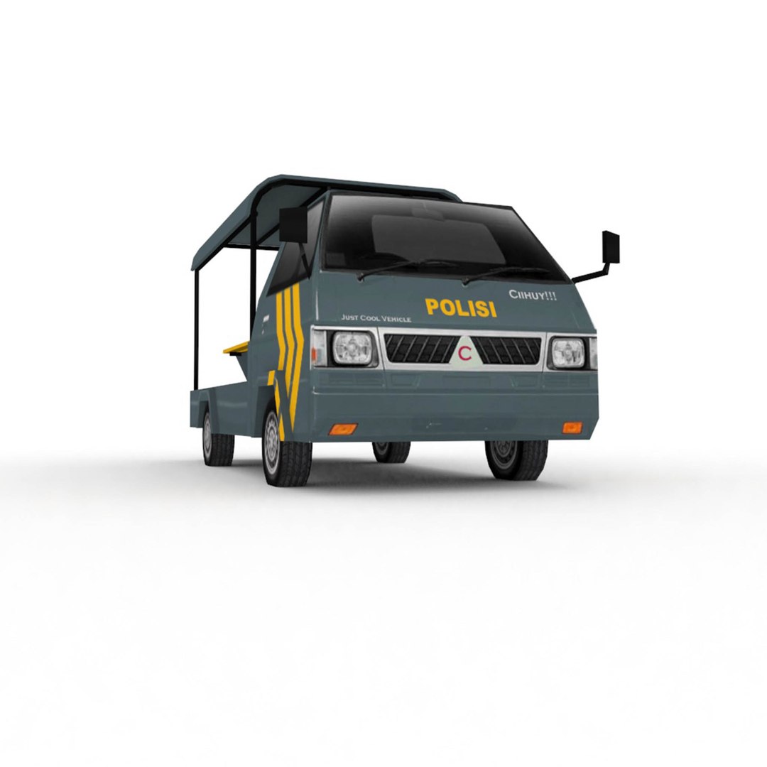 3D Low Poly Police Patrol Vehicle - TurboSquid 2337589