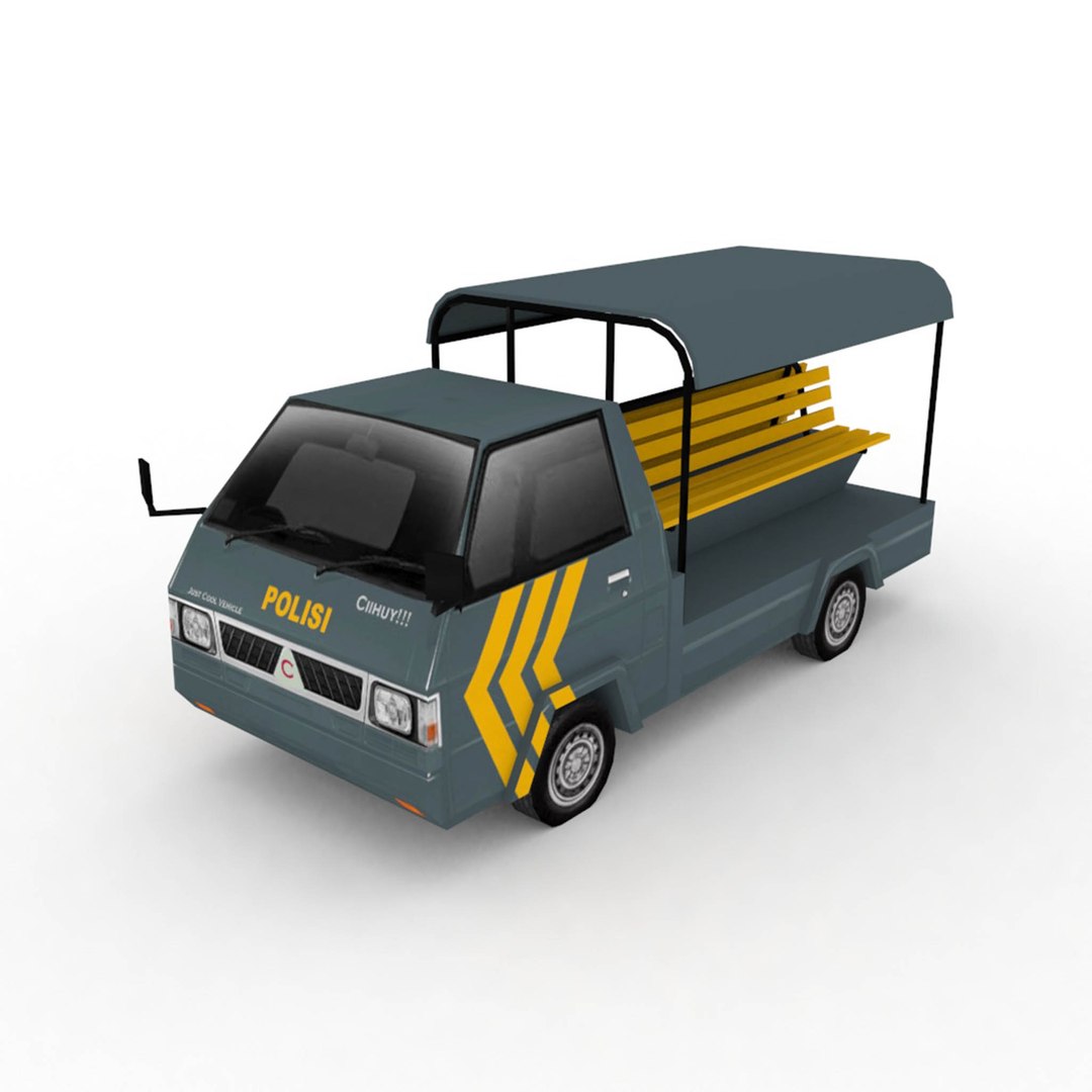 3D Low Poly Police Patrol Vehicle - TurboSquid 2337589
